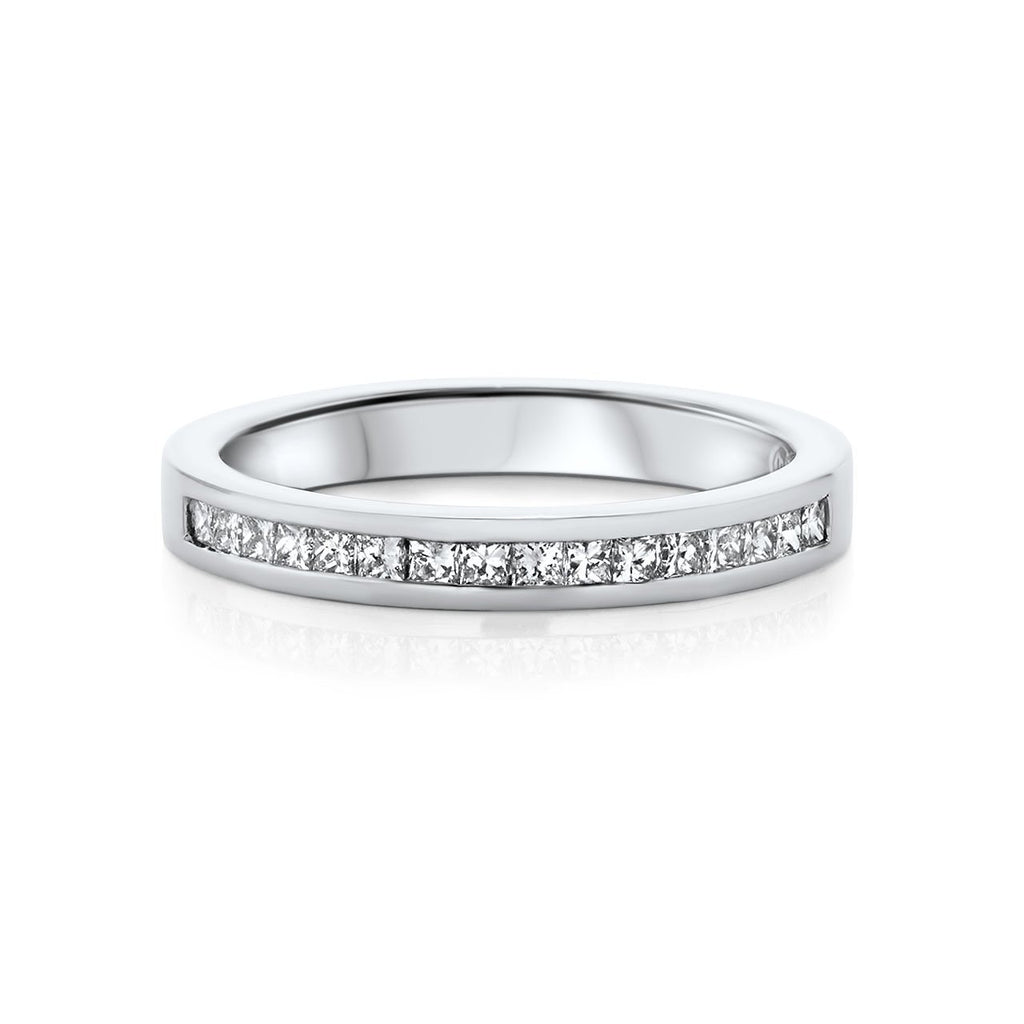 Channel Set Princess Cut Band – Jewellers Workshop
