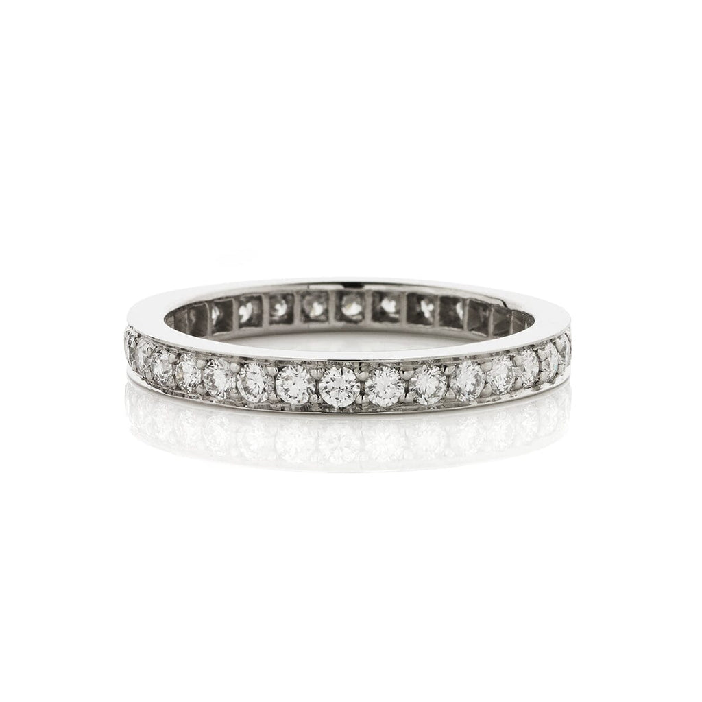 Grain-Set Diamond Eternity – Jewellers Workshop